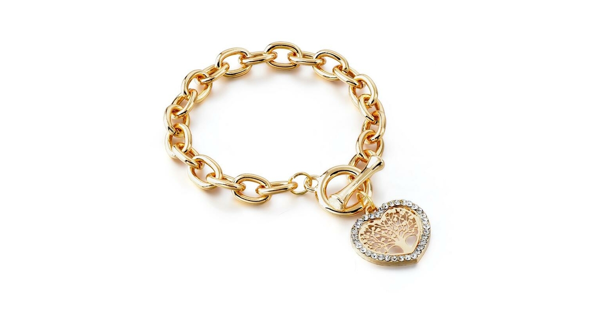Bracelet femme Chaine Coeur Arbre de vie - Bijoux Femmes/Bracelets ...