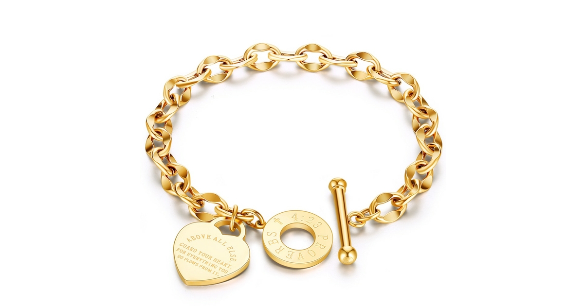 Bracelet femme Chaine Guard your Heart Gold - Bijoux Femmes/Bracelets ...
