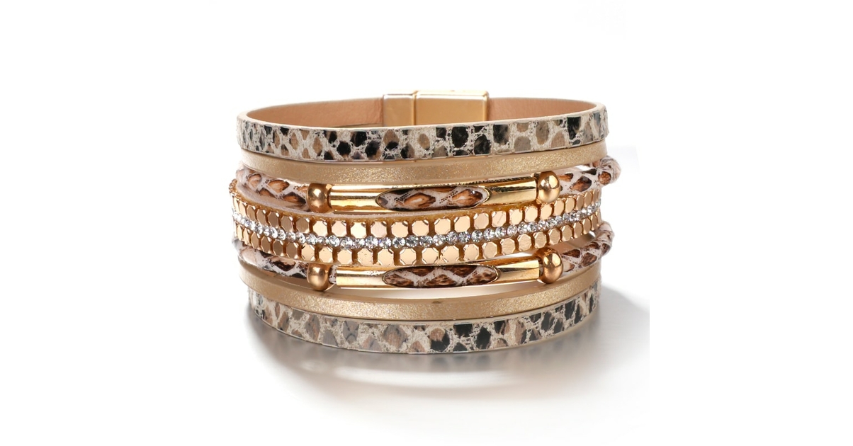 Bracelet femme cuir Snake Love - Bijoux Femmes/Bracelets - colsha avenue