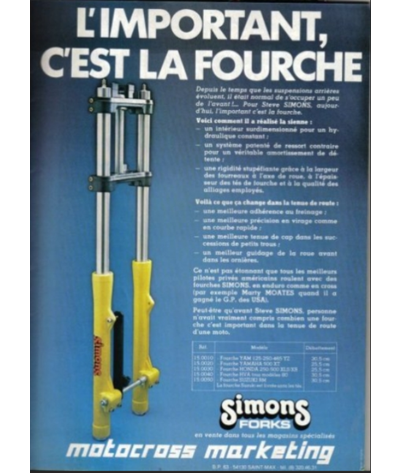 PUBLICITES DE LEGENDE - Motocross Marketing Classic Vintage