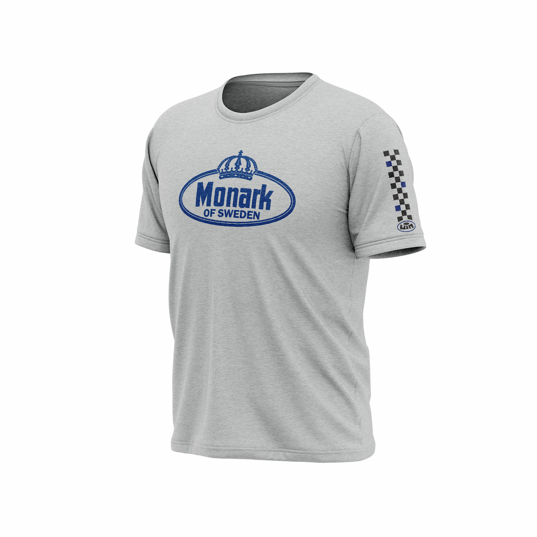 MONARK Chest Gris Chiné - Bleu - SOFTWEAR/Tee Shirt - Motocross Marketing