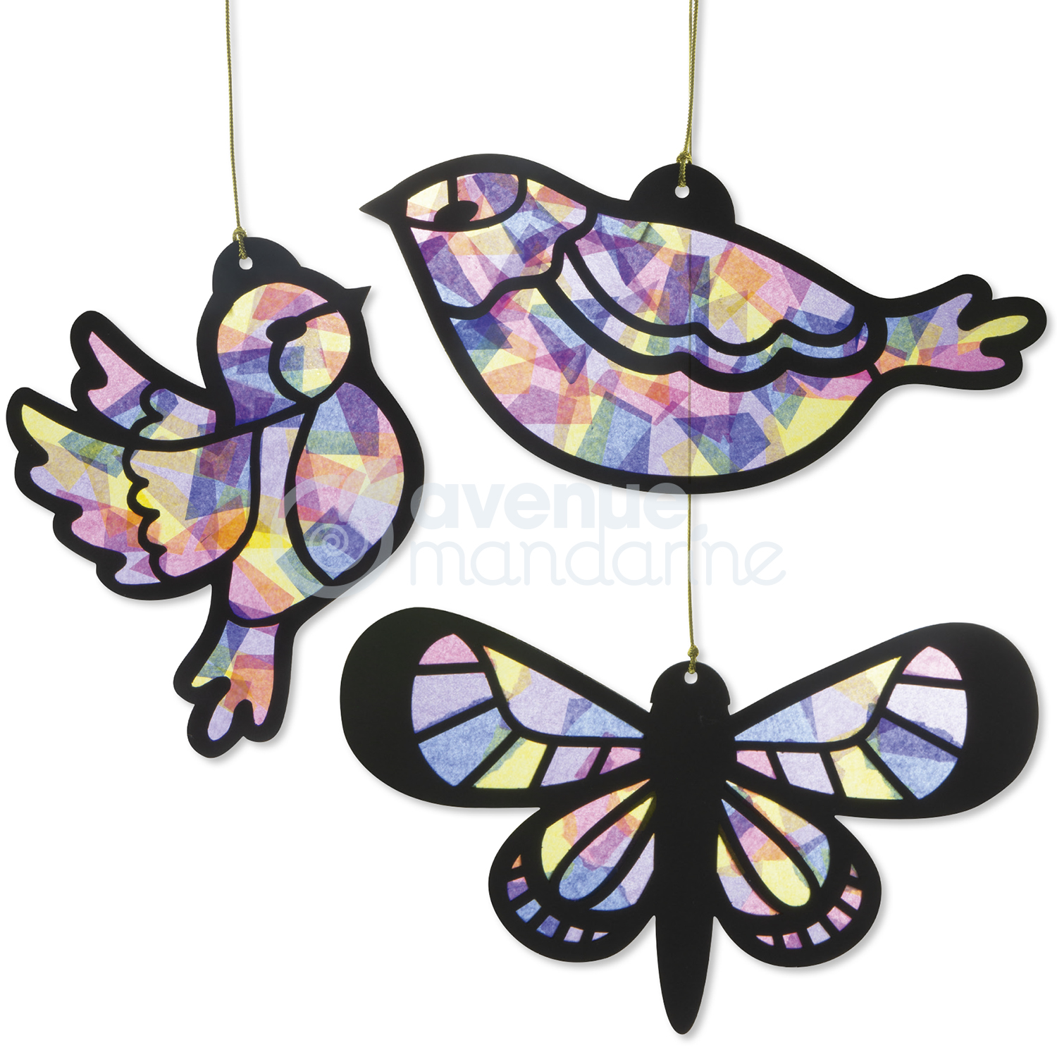 Boîte créative Papier vitrail - 6/8 ans - Kits Créatifs/Activités ...