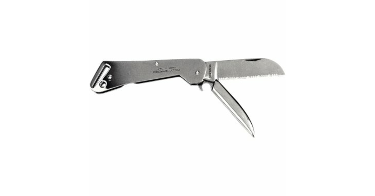 Couteau Clipper tout inox - EQUIPEMENT/Couteaux du marin - Sésame-Nautic