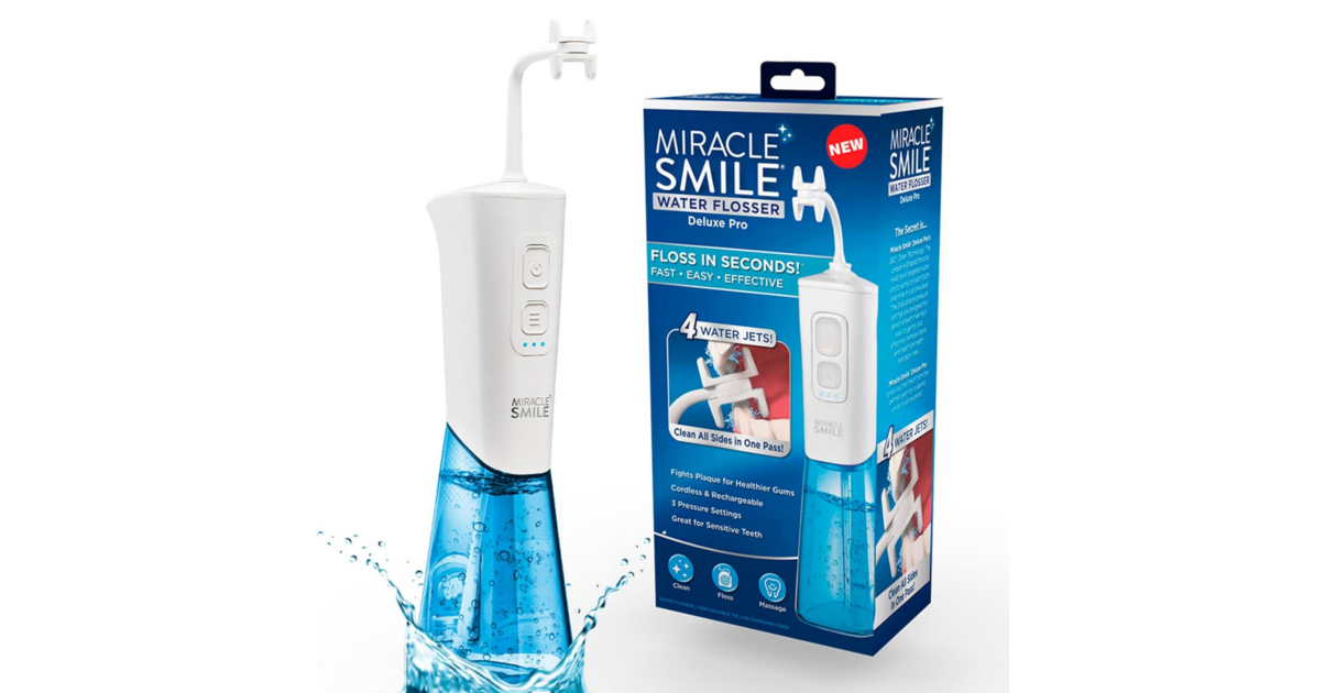 Miracle Smile MYBO Tv - L'hydropulseur Dentaire 360 Vu à la Tv