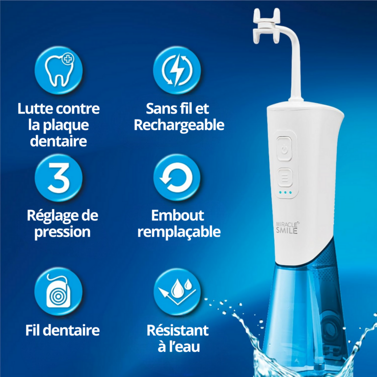 Miracle Smile MYBO Tv - L'hydropulseur Dentaire 360 Vu à la Tv