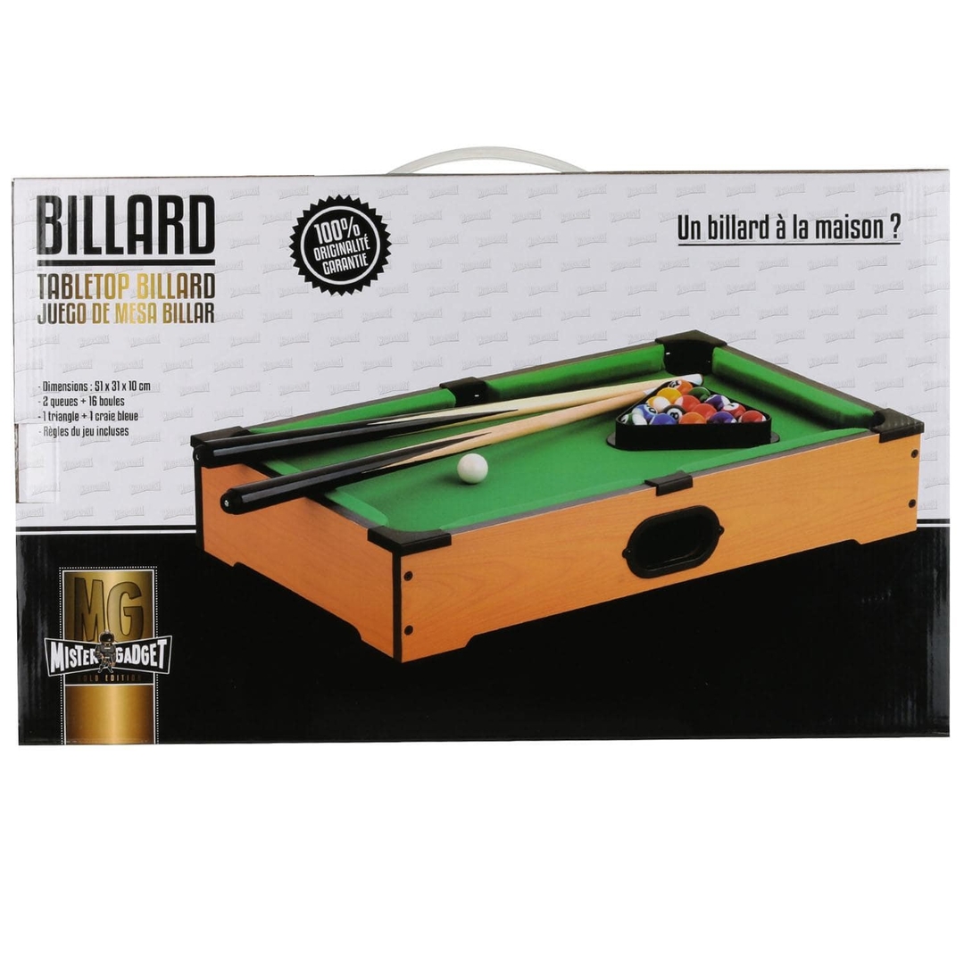 Jeu de Table Mini Billard 51x31x10cm - Jouets/Multimédia - Store Line