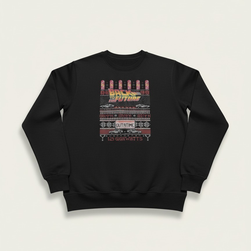 Sweat de Noël "Retour vers le futur" – Taille S – Edition officielle ...