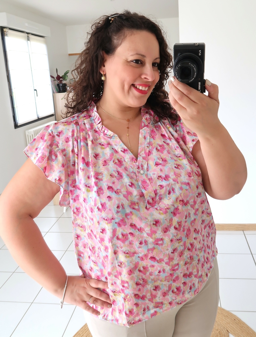 La blouse "Liv" Rose - Les blouses - ladyandmummyshop