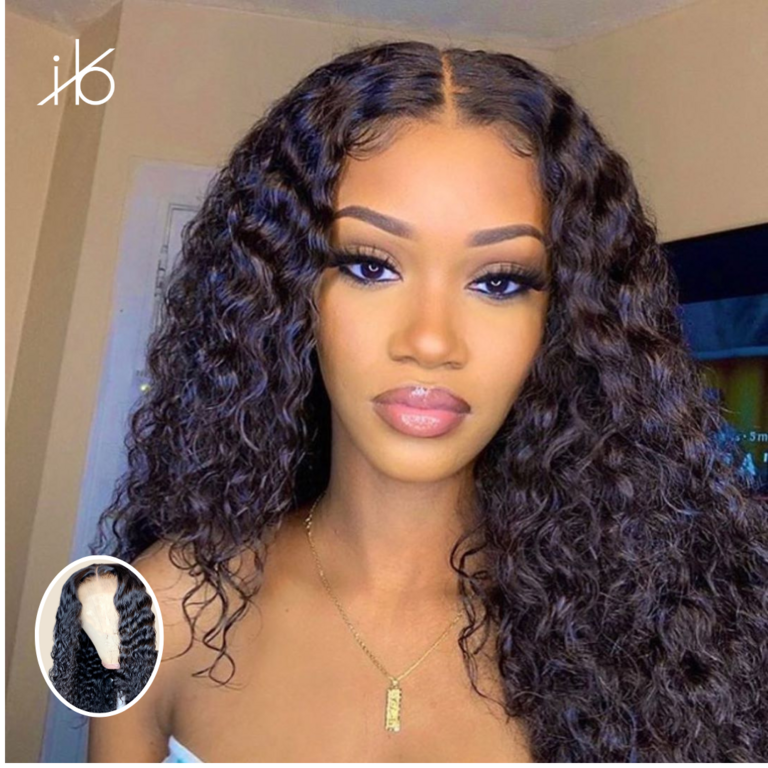 Wear & Go Lace Closure Water Wave PERRUQUE CLOSURE Pré-custom 6*9 ...