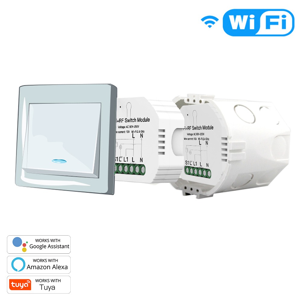 Micro Module 10A Wi-Fi + RF - SmartHome - dhomeclair