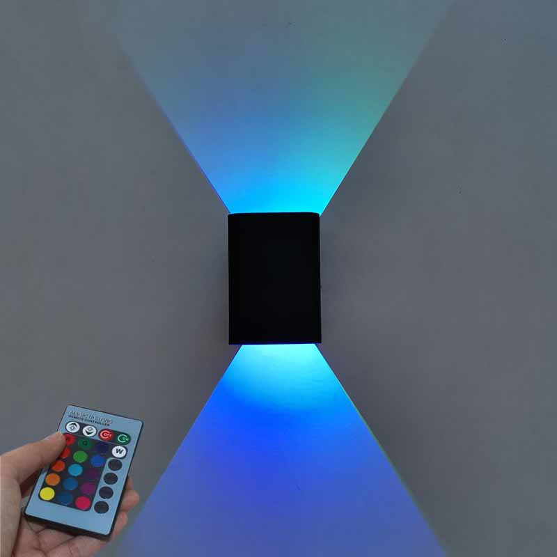 Applique murale LED type "Square" en Aluminium double éclairage ...