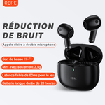 Ecouteur TWS QERE E28, à Haute qualité sonore et Extra Basses ...