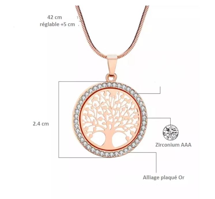 Parure bijoux Arbre de vie - Elégant - Bijoux Arbre de vie - Arbrobijoux