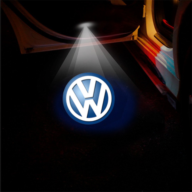 Projecteur LED Logo Volkswagen - Personnalisation élégante pour votre ...