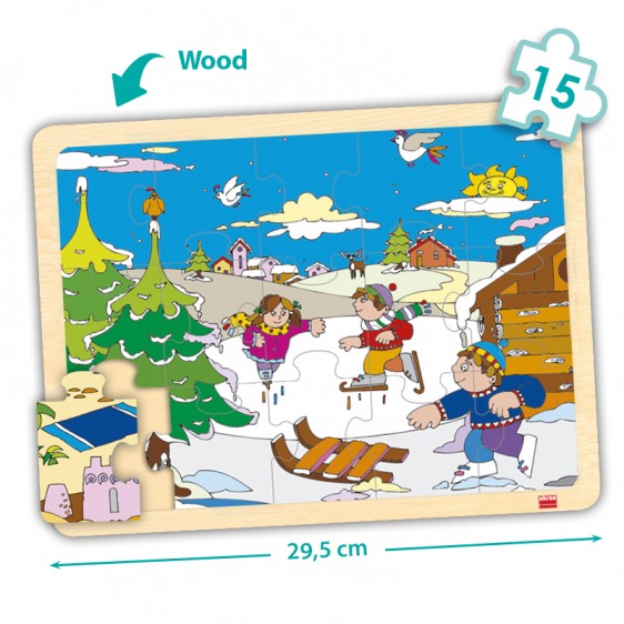 Set puzzles les 4 saisons (4 unités) - JEUX ÉDUCATIFS/AKROS JEUX ...