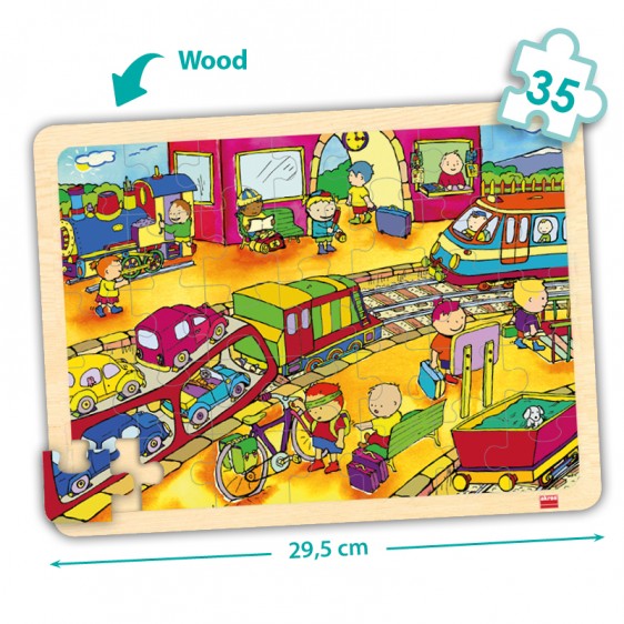 SET PUZZLES LES TRANSPORTS (4 unités) - JEUX ÉDUCATIFS/AKROS JEUX ...