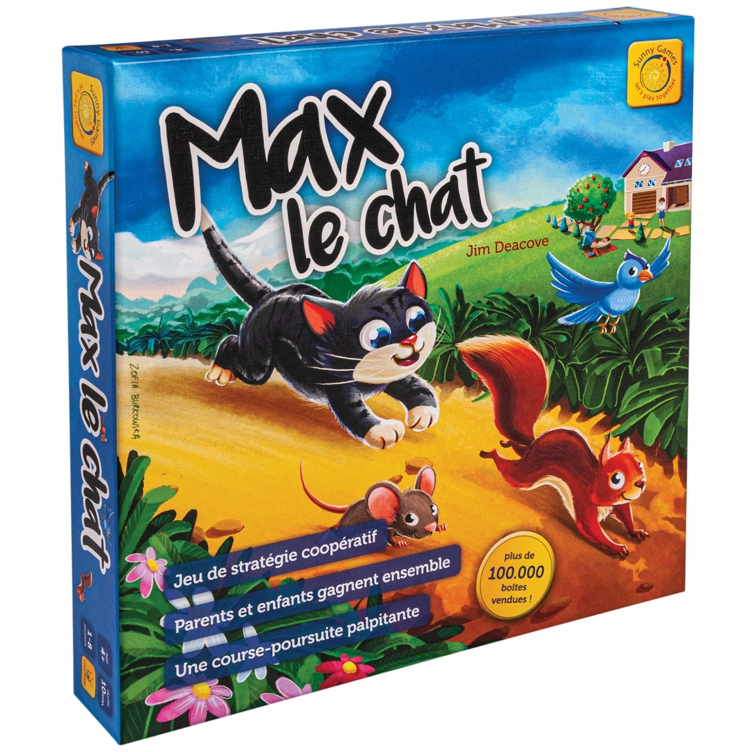 MAX LE CHAT - JEUX ÉDUCATIFS/SUNNY GAMES - placard-aux-jeux