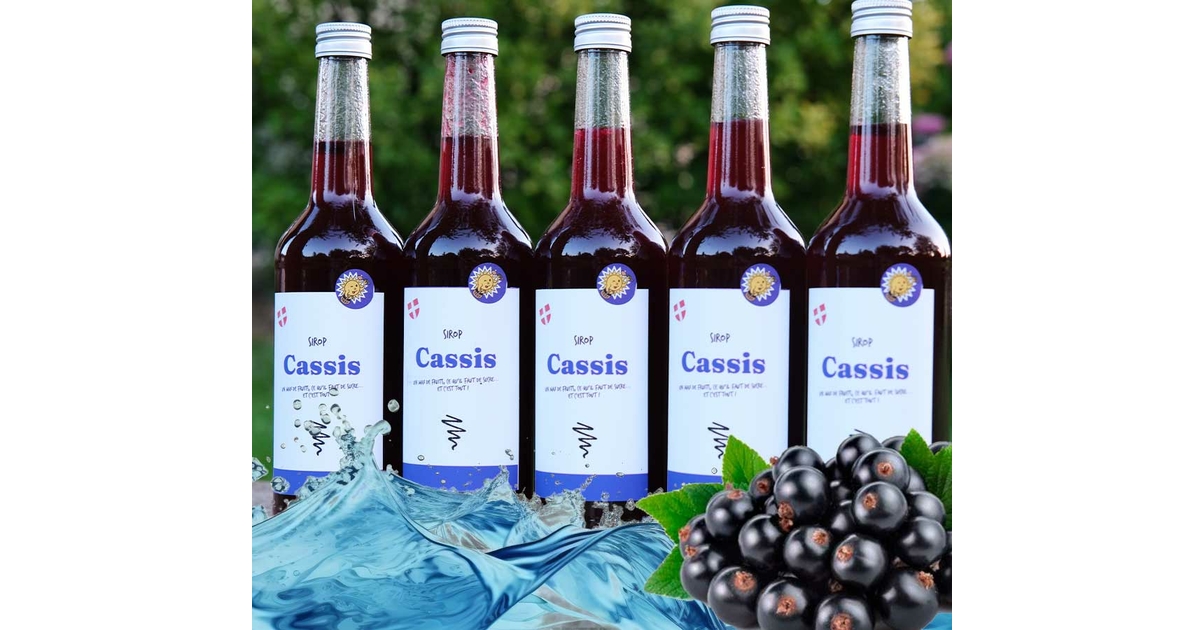 Sirop de Cassis | Soleil en Bouteilles - Zone Artisanale