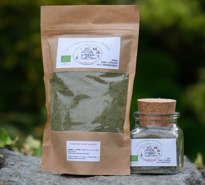 Sel aux herbes artisanale bio (Recharge) - Zone Artisanale