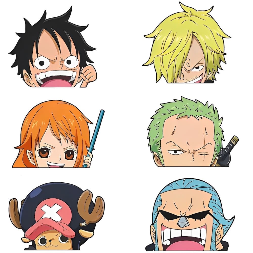 Autocollant One Piece Faces rd | Laboutique-Onepiece