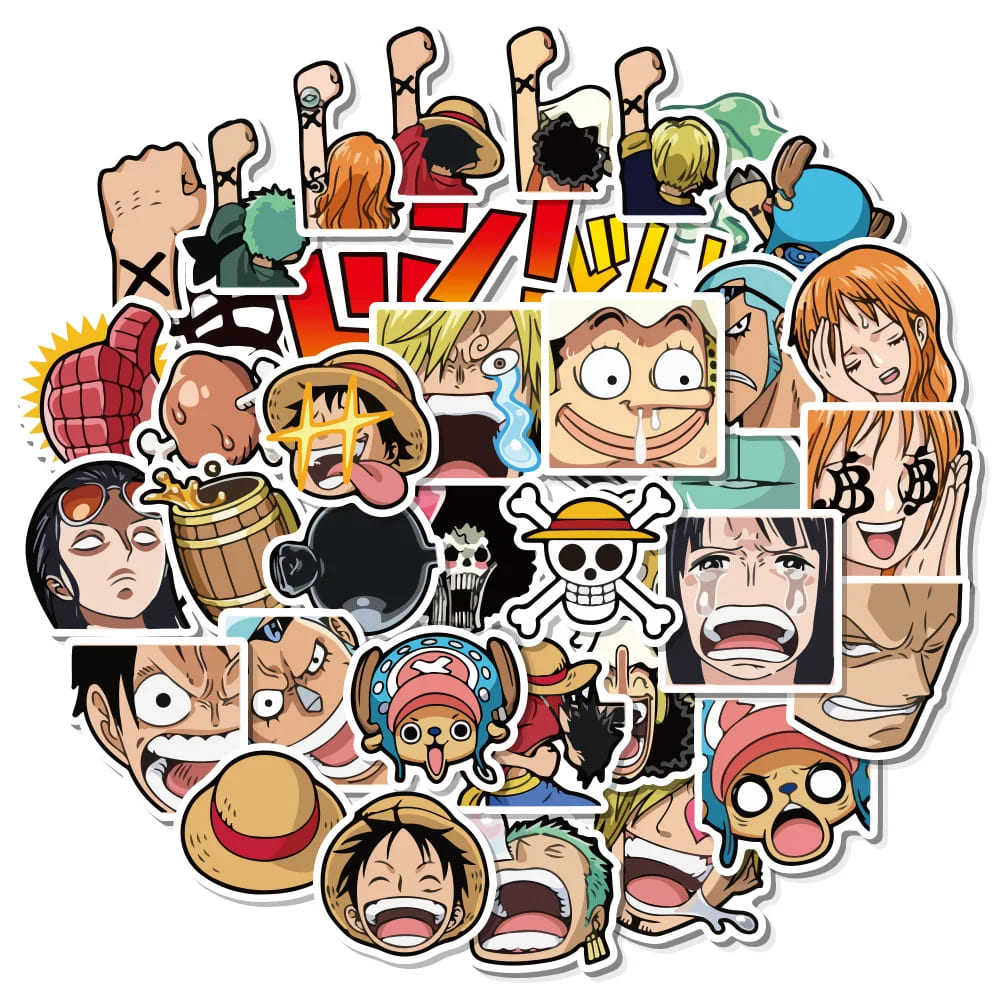 Autocollants One Piece Pack Faces