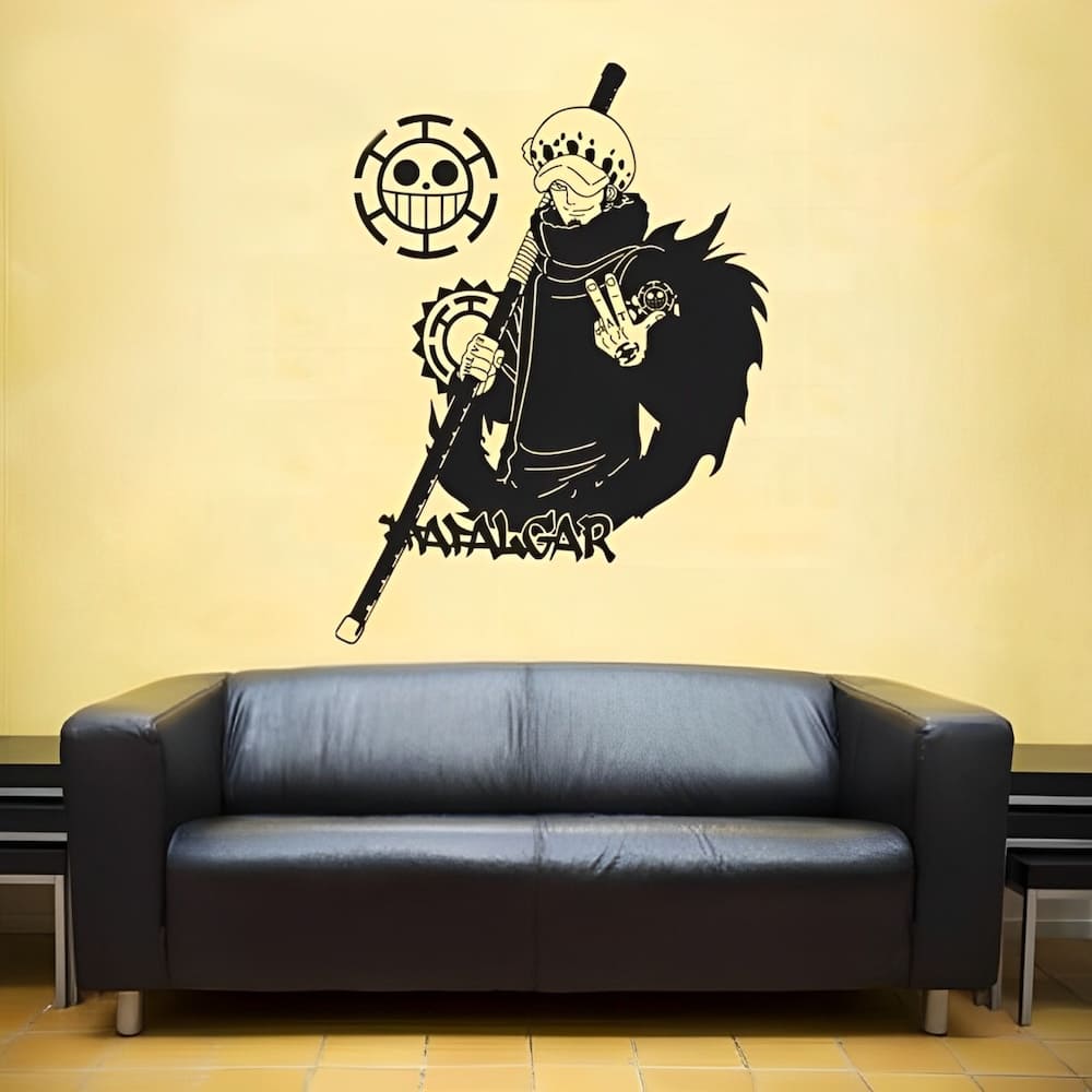 Sticker Mural One Piece Law 2