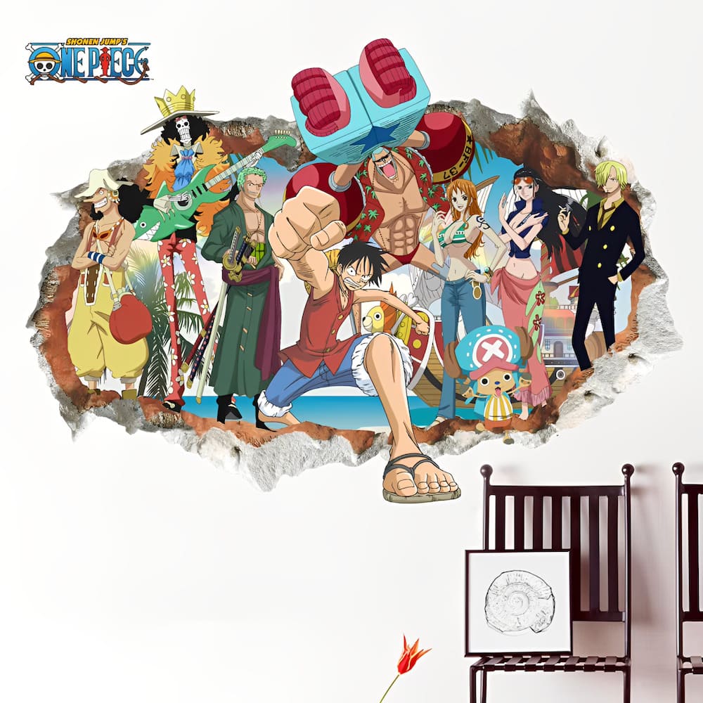 Sticker Mural One Piece Mugiwara | Laboutique-Onepiece