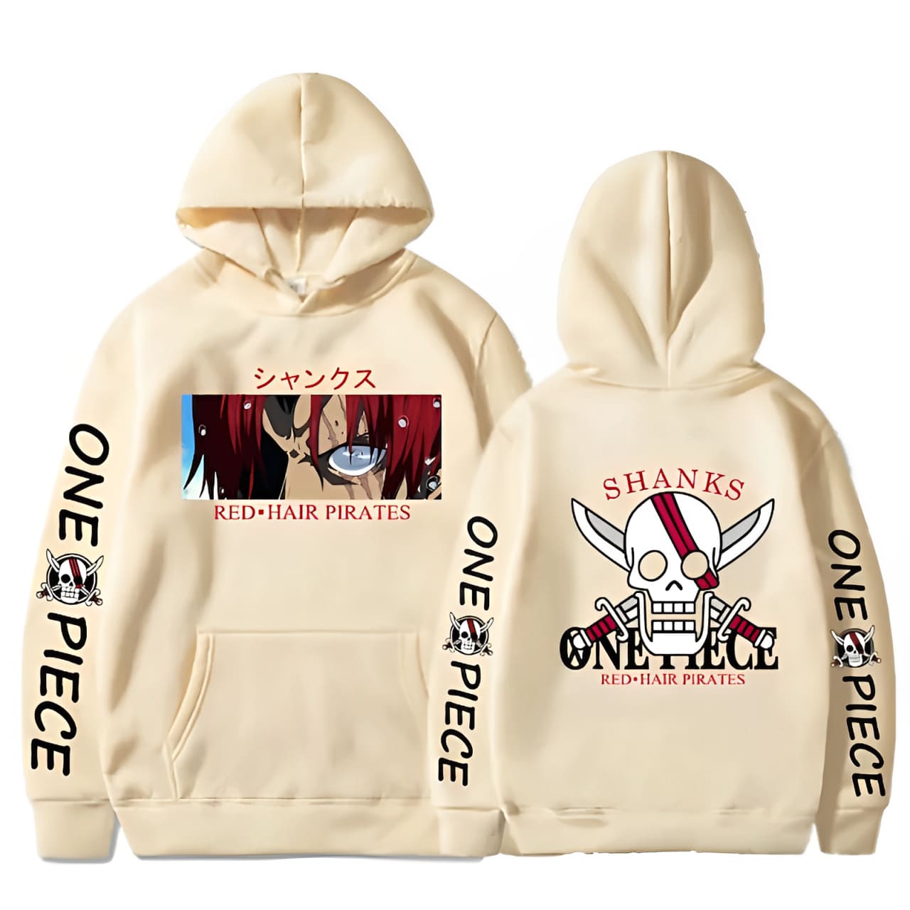 Sweatshirt One Piece Red Hair Pirates
