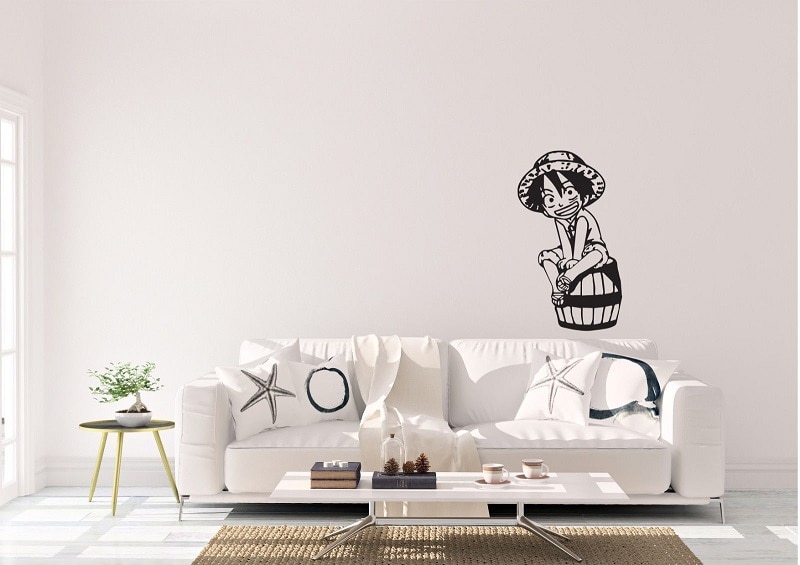 Sticker Mural One Piece Luffy Kid | Laboutique-Onepiece