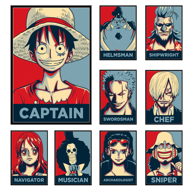 Toile Portrait l’Équipage | Laboutique-Onepiece