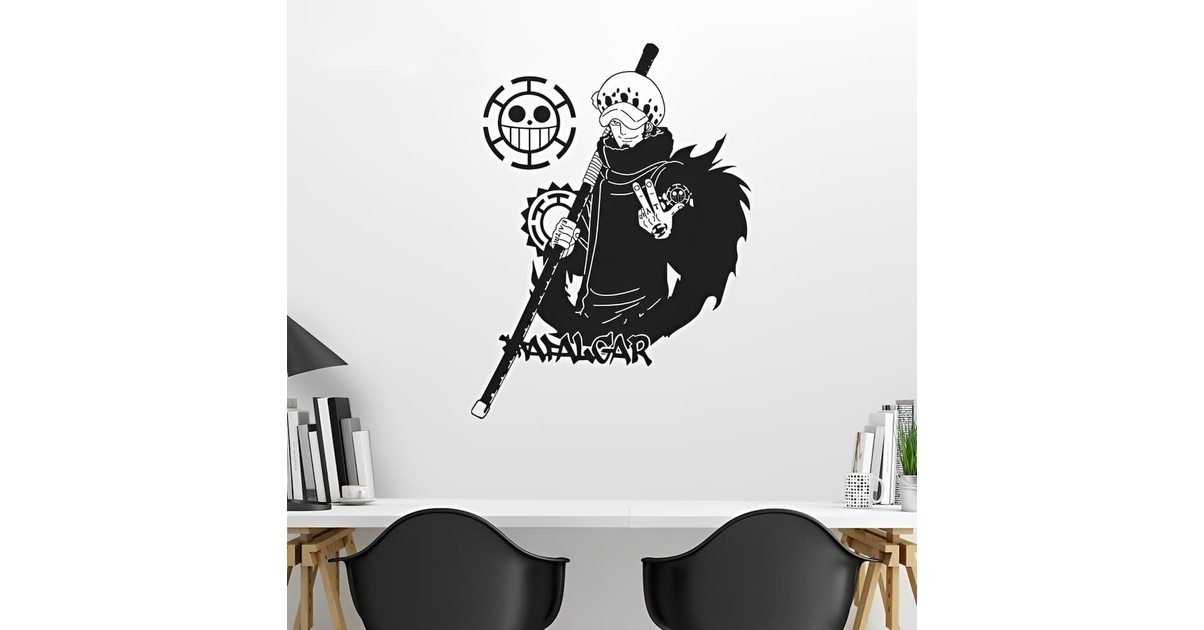 Sticker Mural One Piece Law 2