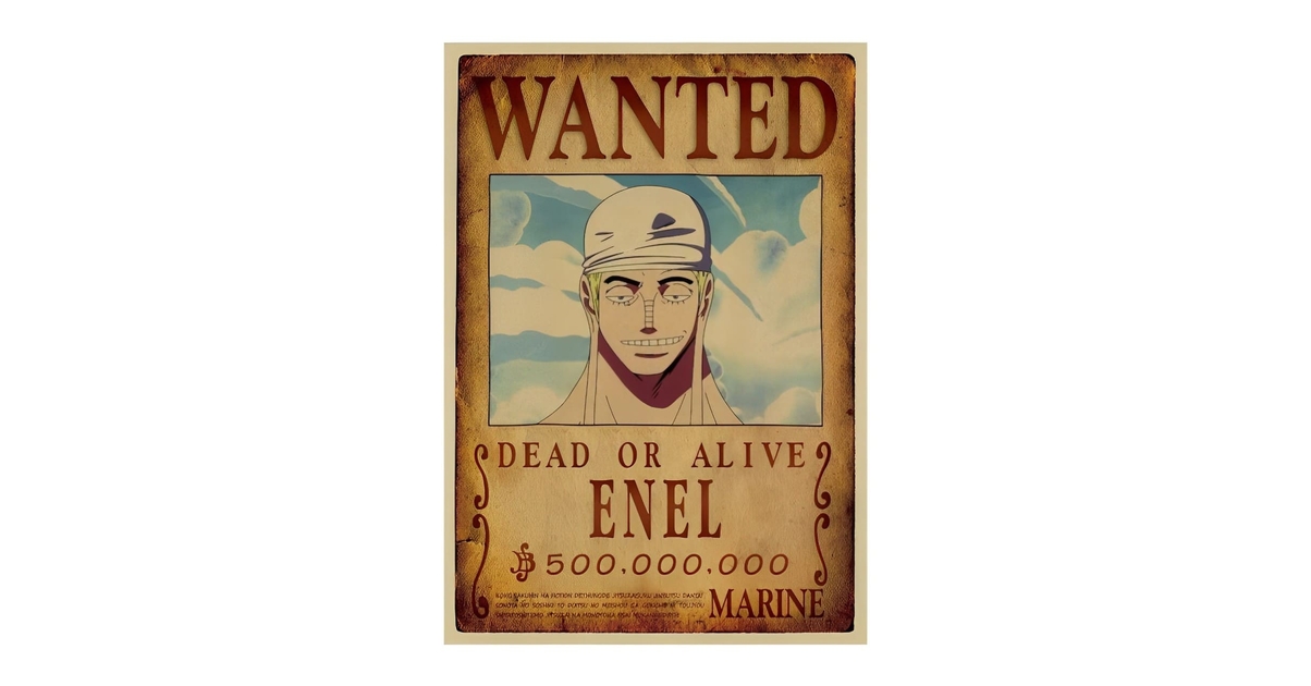 Affiche Wanted One Piece Enel