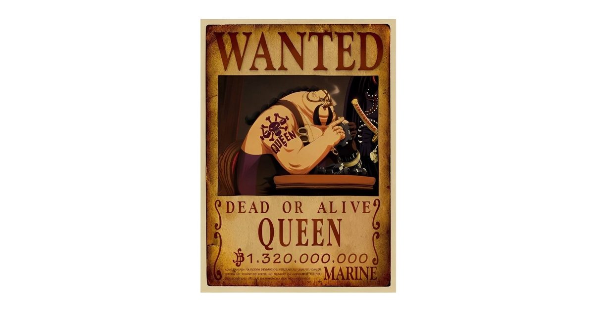 Affiche Wanted One Piece Queen