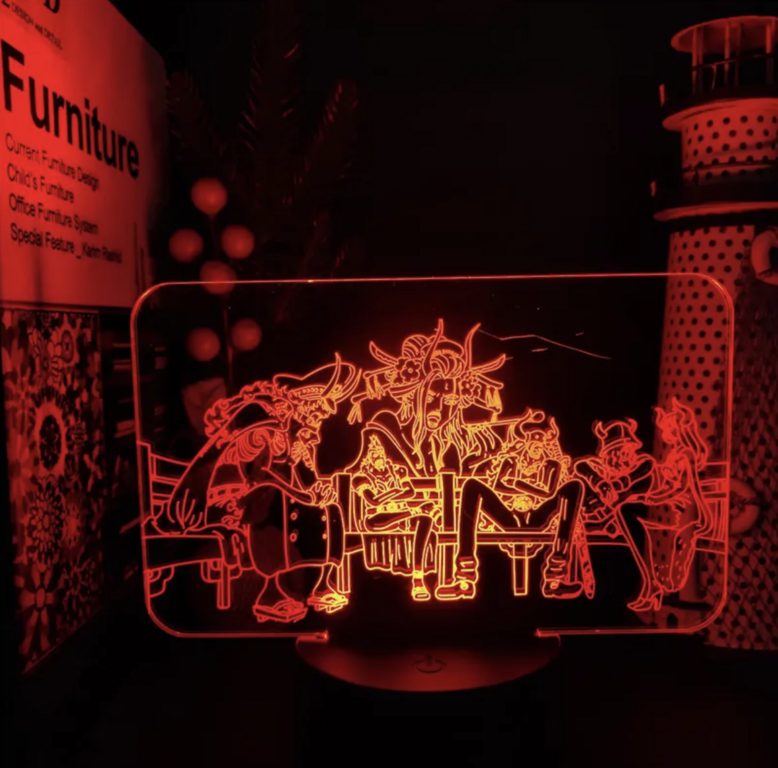 Lampe 3D One Piece Tobi Roppo | Laboutique-Onepiece