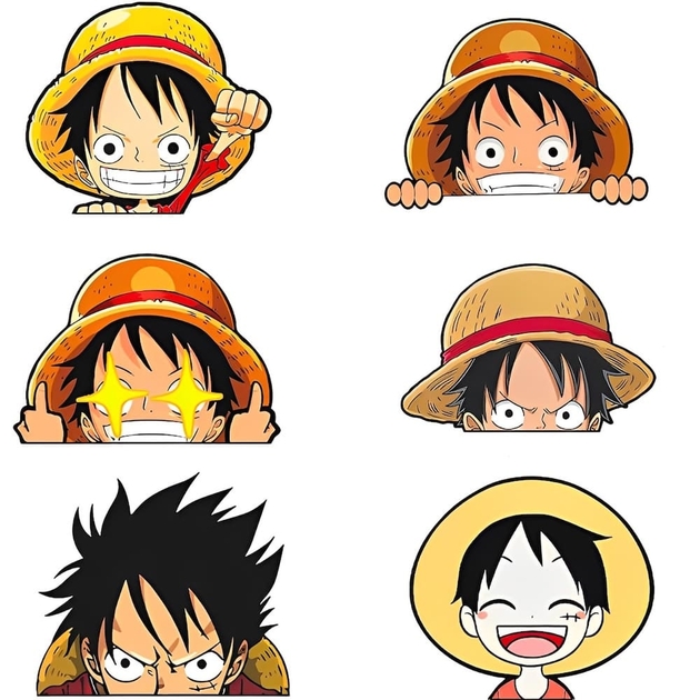 Autocollant One Piece Faces st | Laboutique-Onepiece