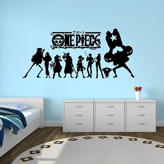 Sticker Mural One Piece Mugiwara Shadows 2
