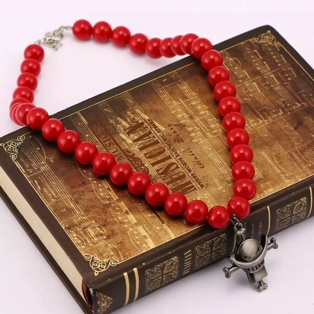 Collier One Piece Perles Barbe Blanche | Laboutique-Onepiece