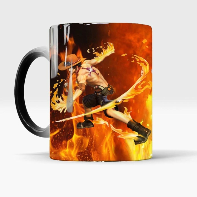 Mug One Piece Thermo-réactif Luffy Zoro Ace | Laboutique-Onepiece