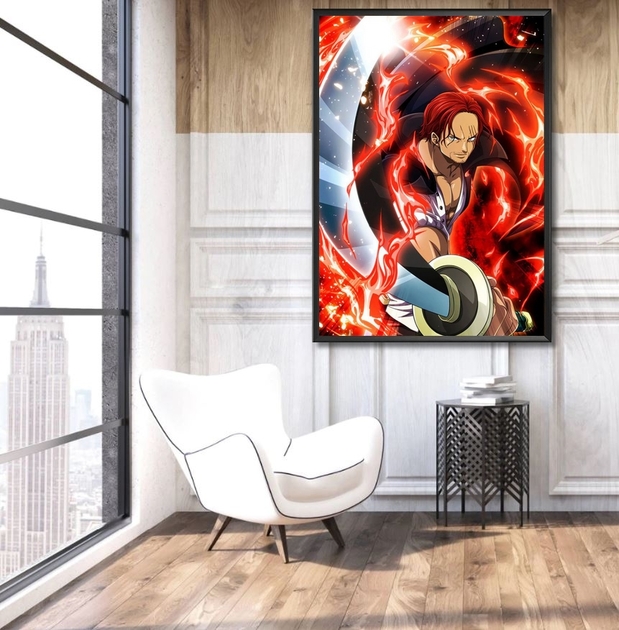 Tableau One Piece Shanks Fire | Laboutique-Onepiece