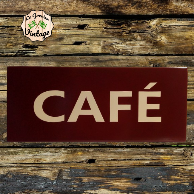 Plaque émaillée Café - Maison/Déco/Les plaques publicitaires - le ...