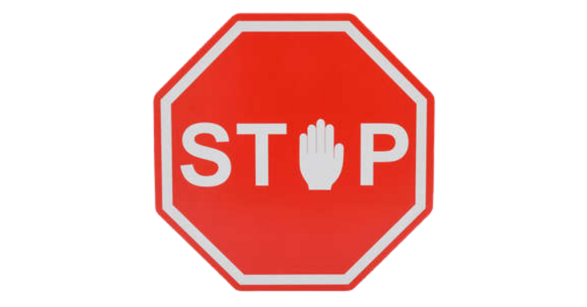 Panneau STOP - Bar/Apéro/La déco - le-grenier-vintage