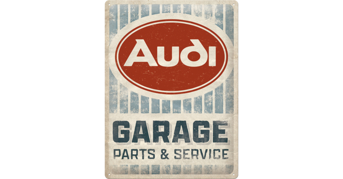 Plaque Audi garage 30x40 - Garage/Atelier/Les plaques publicitaires ...