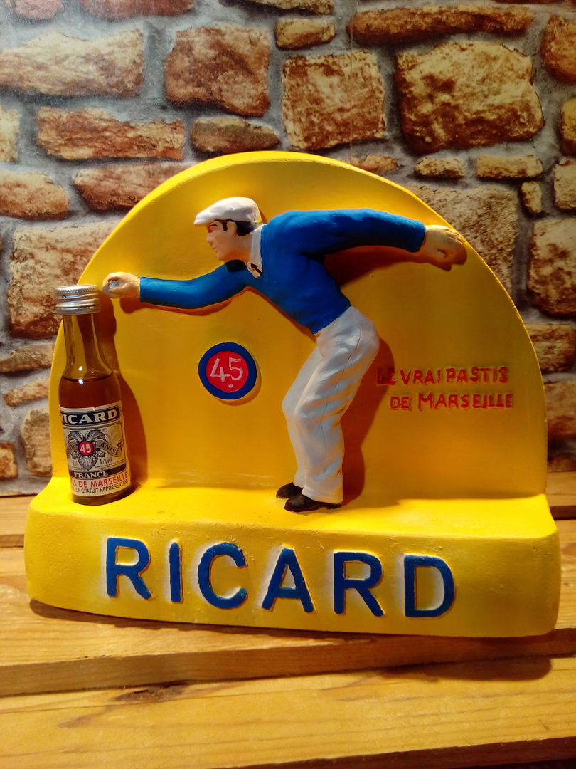 Plâtre publicitaire Ricard - Brocante/Brocante bar/apéro - le-grenier ...