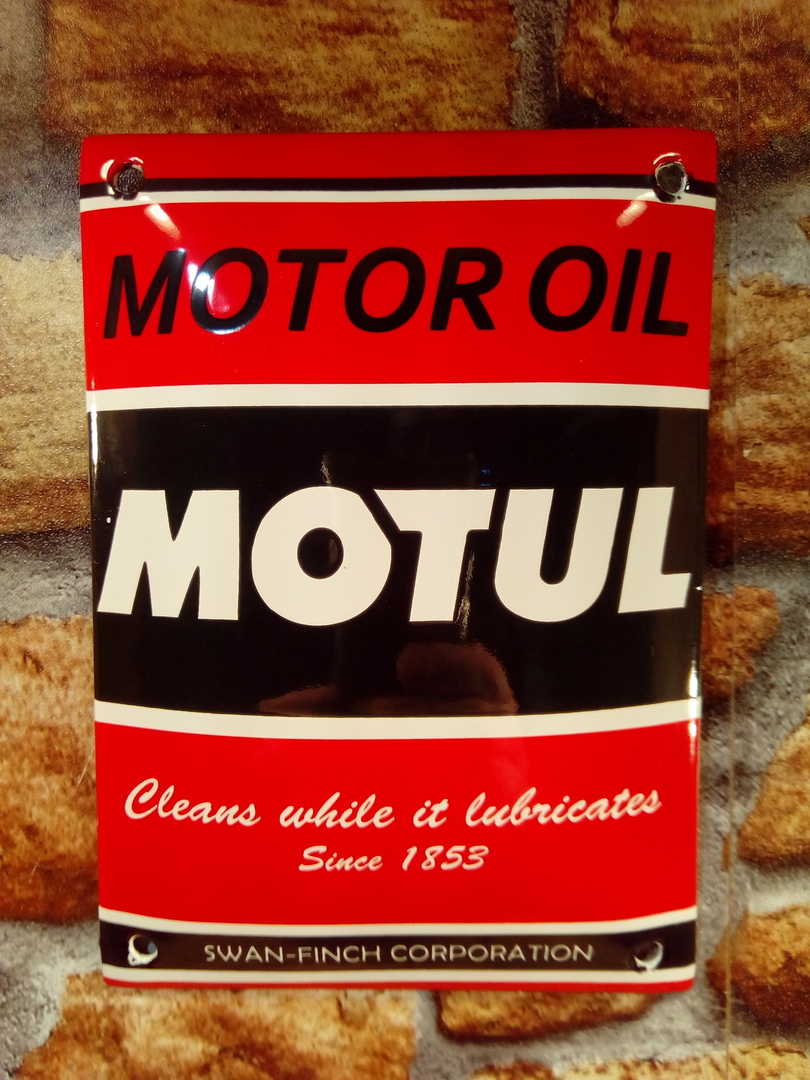 Plaque émaillée Motul motor oil - Garage/Atelier/Les plaques ...