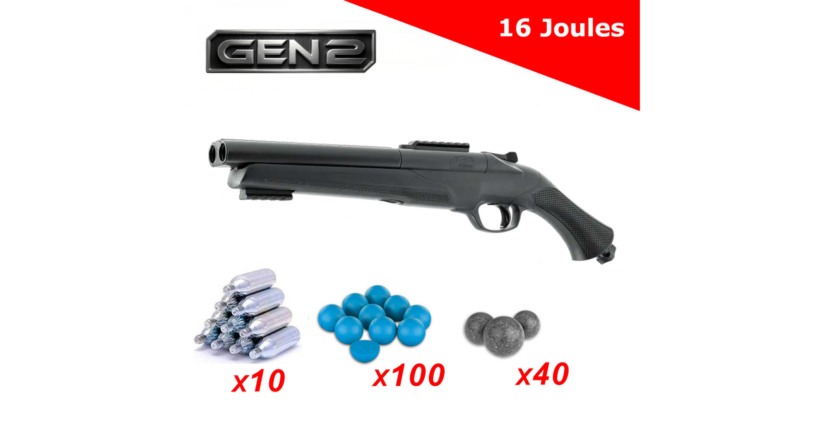 Pack Fusil de défense TS68 - HDS 68 GEN2 cal.68 UMAREX - 16 joules + Balles