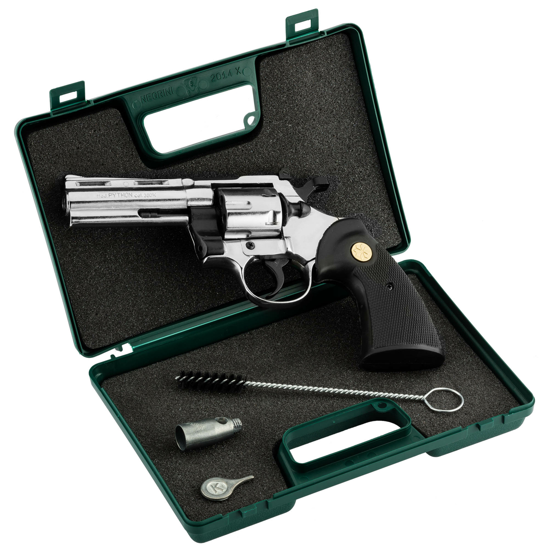 Révolver de défense 9 mm Python chromé - Armes de défense/Pistolet et ...