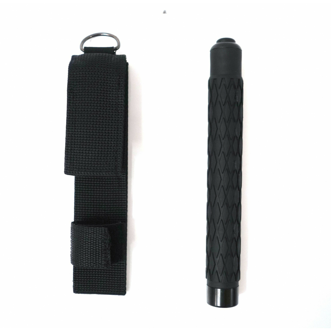Matraque télescopique 53cm en acier renforcé avec poignée grip + étui ... Matraque télescopique 53cm en acier renforcé avec poignée grip + étui ...