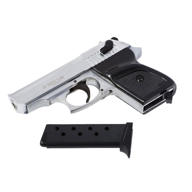 Pistolet EKOL type "Lady" chromé cal. 9mm - Armes de défense/Pistolets ...