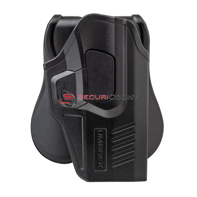 Holster rigide Paddle rétention UMAREX GLOCK 17 ET GLOCK (18C, 19 ...