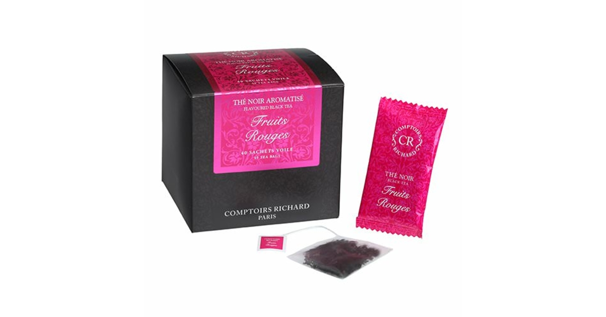 Thé Noir Fruits Rouges - Thé/Sachets voile - Tea n'Coffee Shop
